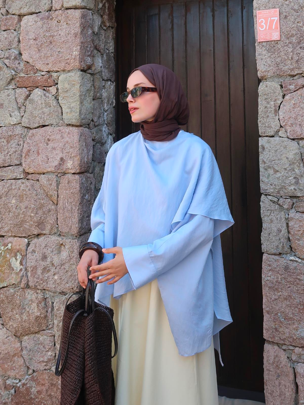 Luce Blouse Blue – ARAKAI STUDIO